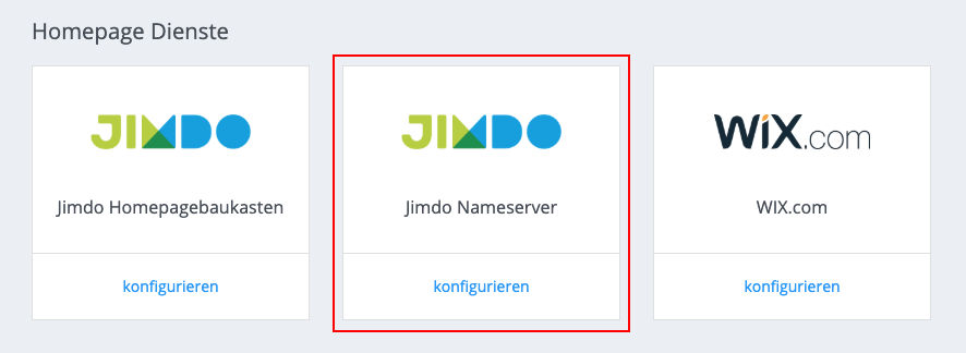 Domain-Dienst (Jimdo Nameserver) einrichten - Echter Service - checkdomain