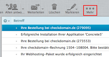 E-Mail-Quelltext anzeigen - Echter Service - checkdomain
