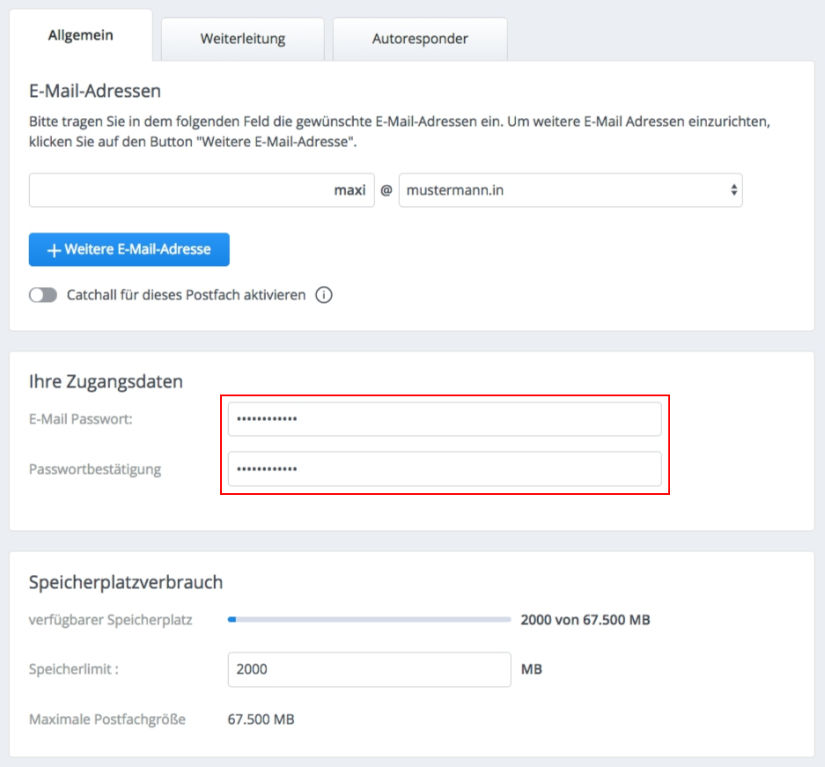 E-Mail Postfach mit einer E-Mail Adresse einrichten - Echter Service ...