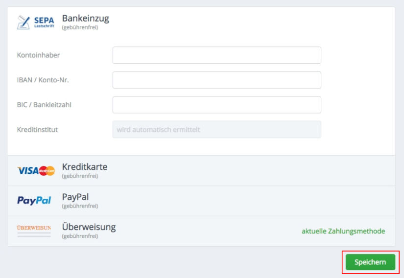 Wie ändere/hinterlege ich meine Bankverbindung? - Echter Service ...