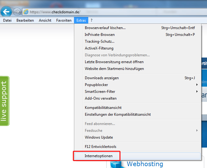 Wie aktiviere ich Javascript im Browser? - Echter Service - checkdomain